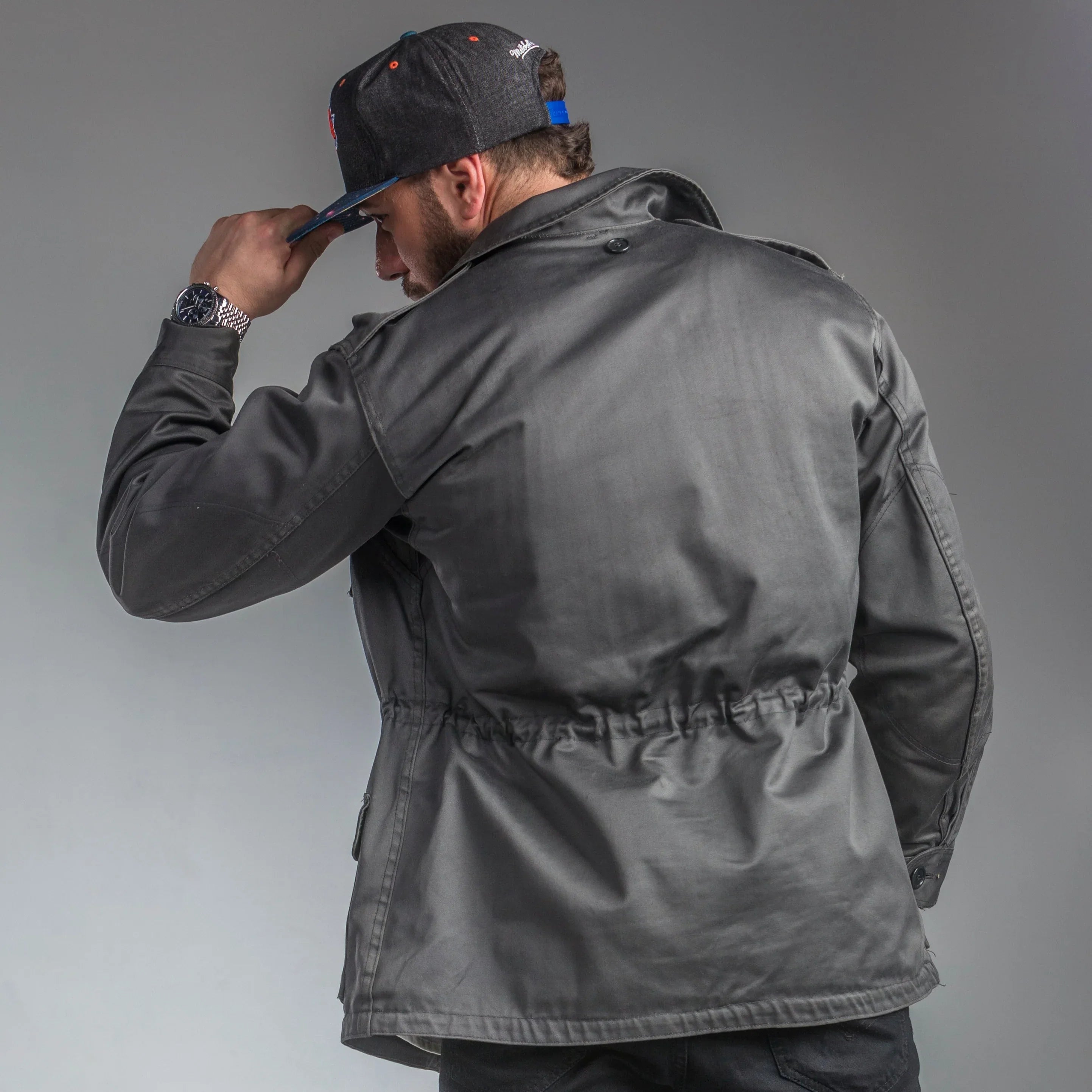Danish Army Civilforsvaret Charcoal Gray Field Combat Jacket – Top Rank ...