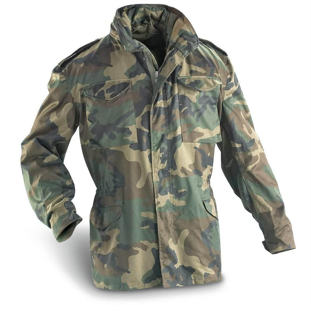 South European Woodland Camo M65 Jacket - Classic Army Style – Top Rank ...